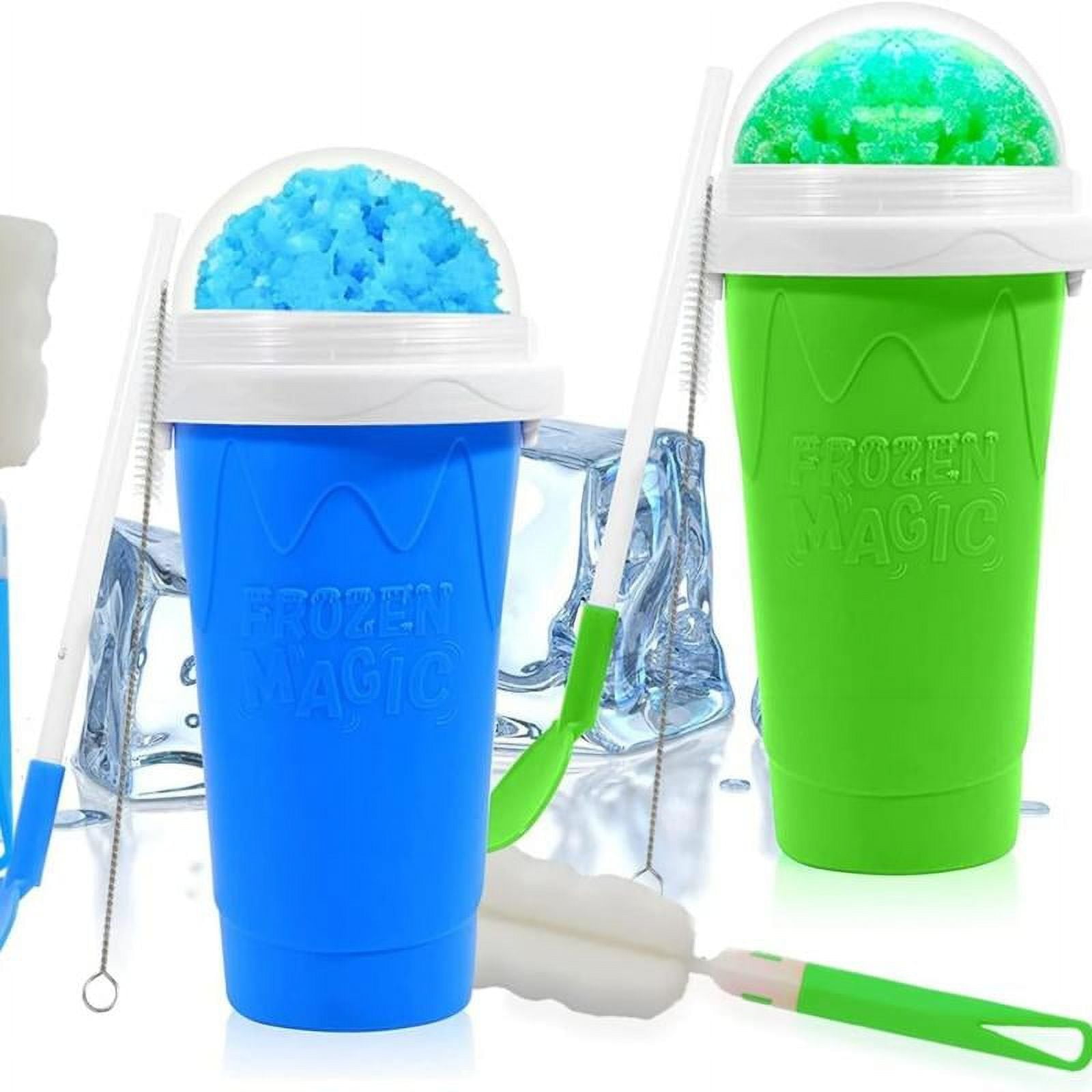 SLUSHY CUPS -SLUSHIE MAKER FOR ANY DRINK COMES WITH SPOON, LID ...