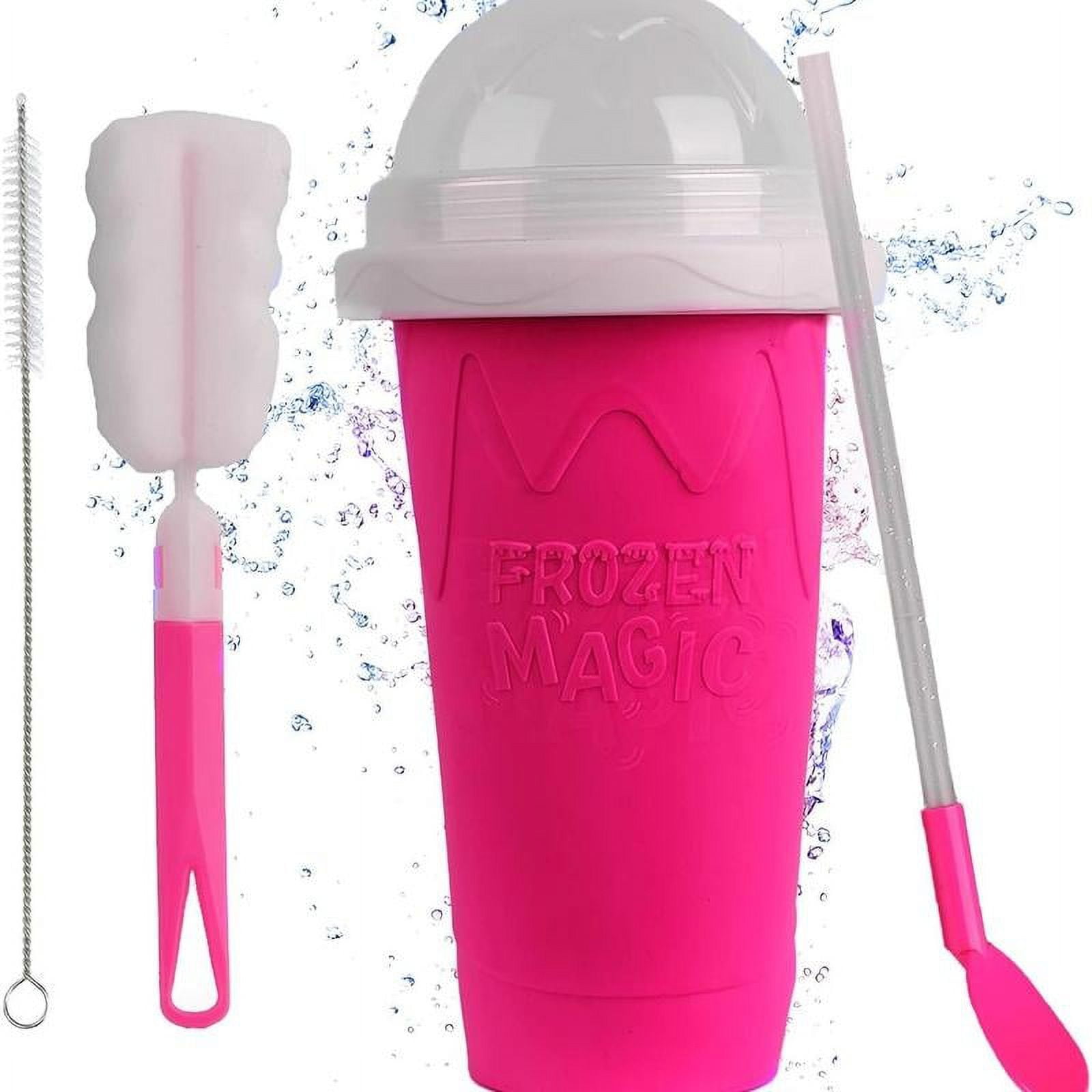 SLUSHY CUPS -SLUSHIE MAKER FOR ANY DRINK COMES WITH SPOON, LID ...