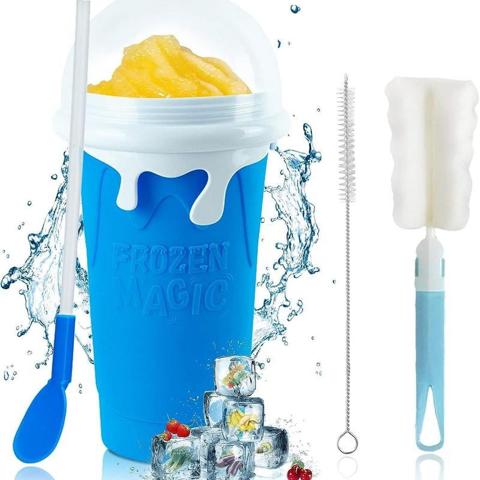 SLUSHY CUPS -SLUSHIE MAKER FOR ANY DRINK COMES WITH SPOON, LID ...