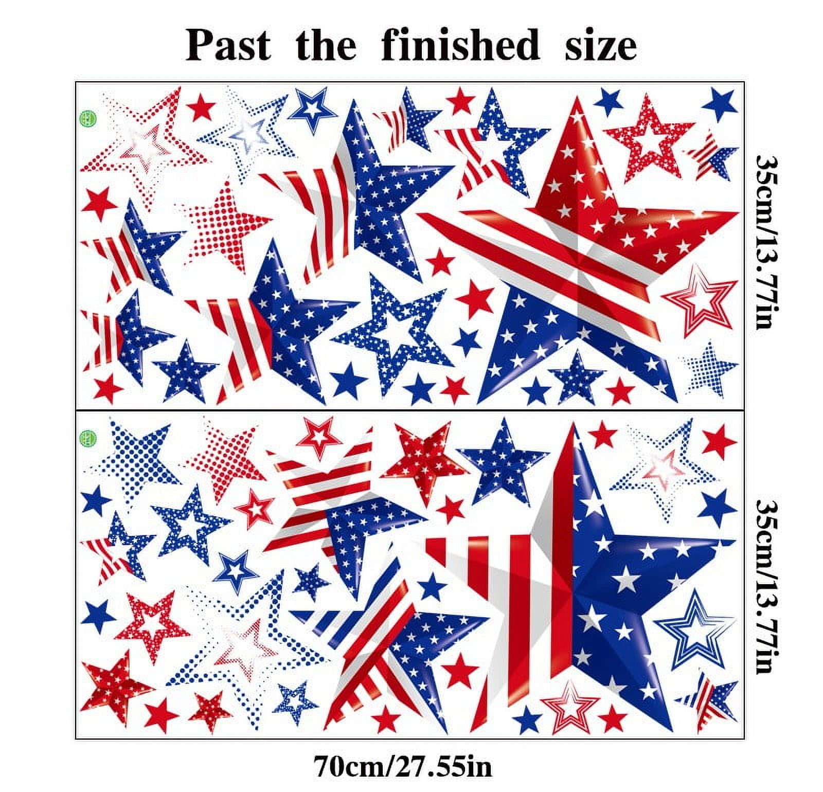 SLYNSHome 4th of July Patriotic Magnets Stickers Decorations for ...