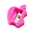 SLYNSHome Apple Shaped Manual Pencil Sharpener, Pink Portable Pencil ...