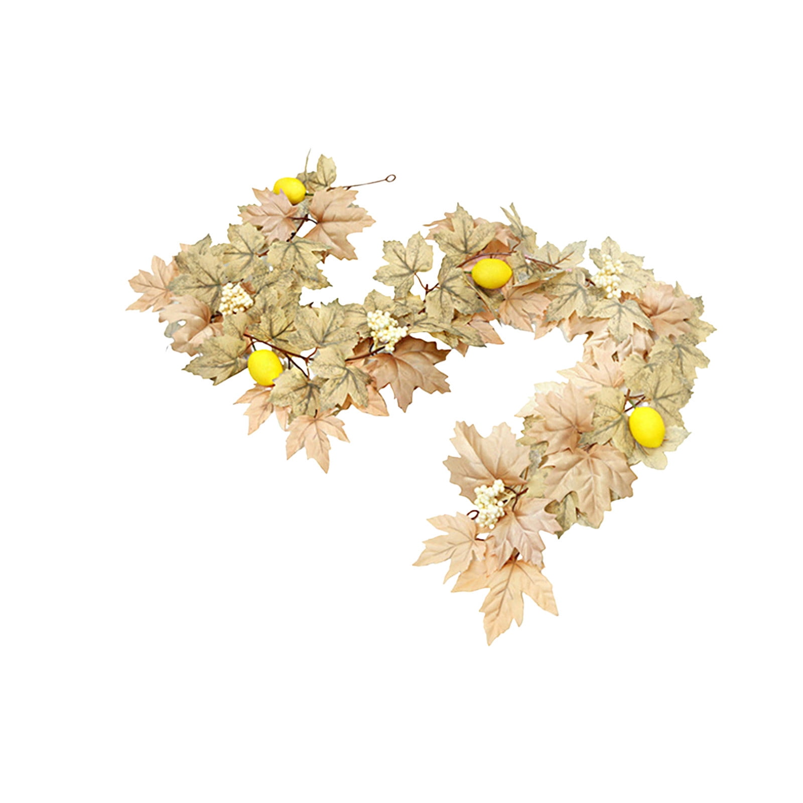 SLYNSHome Artificial Lemon Garland Spring Summer 68.9 inch Hanging ...