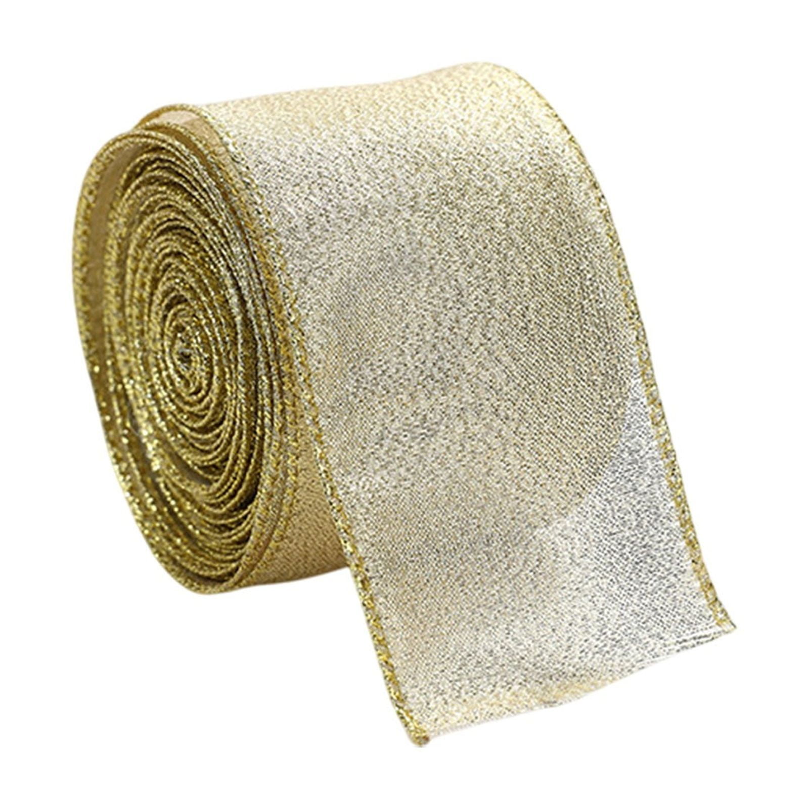 SLYNSHome Christmas Ribbon for DIY Bow,Wide Wired Ribbon for Christmas ...