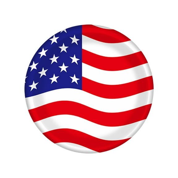 400 Pcs American Flag Patriotic Party Supplies Red White Blue ...