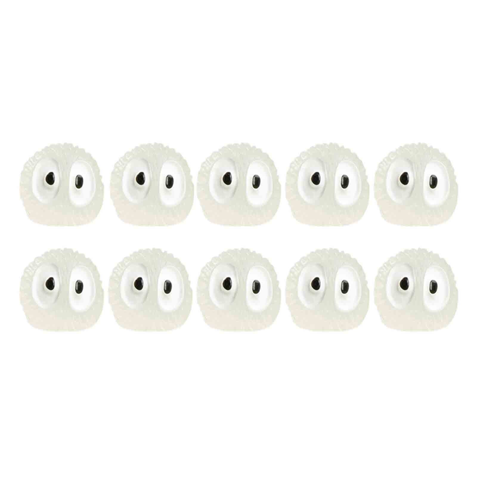 SLYNSHome 10Pcs Miniature Small Soot Statue Ornaments Mini Soot ...