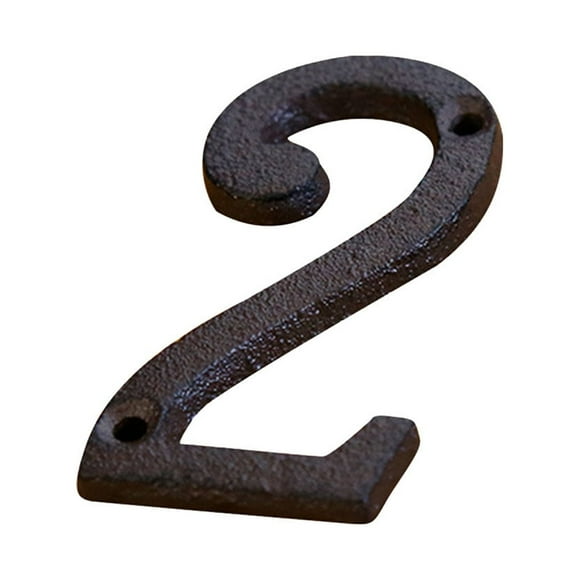 2 Inch White Mailbox Numbers