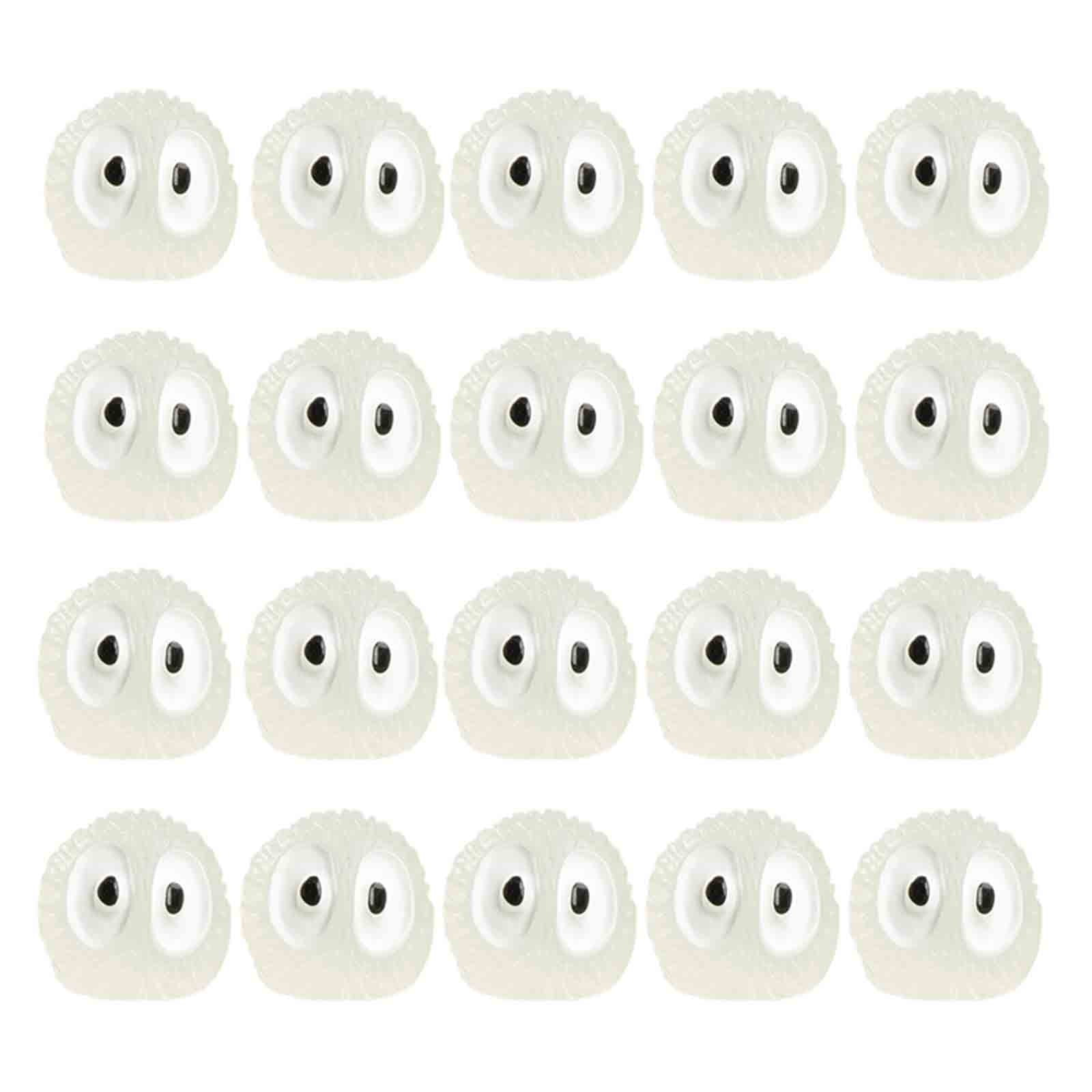 SLYNSHome 20Pcs Miniature Small Soot Statue Ornaments Mini Soot ...
