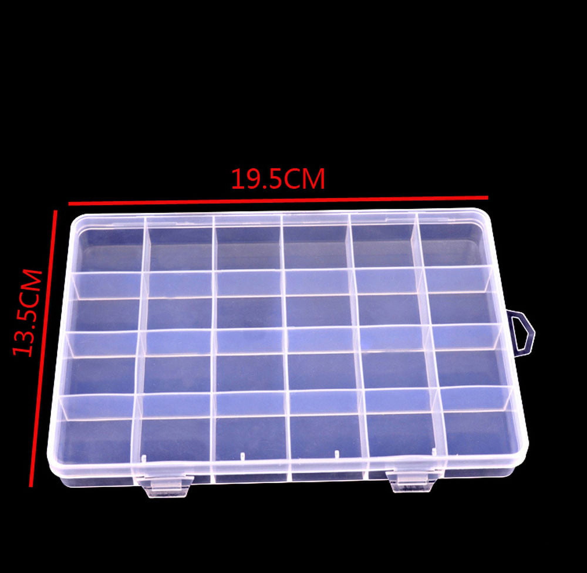 SLYNSHome 24 Grids Organizer Box to Organize and Store Hooks/Bait for ...