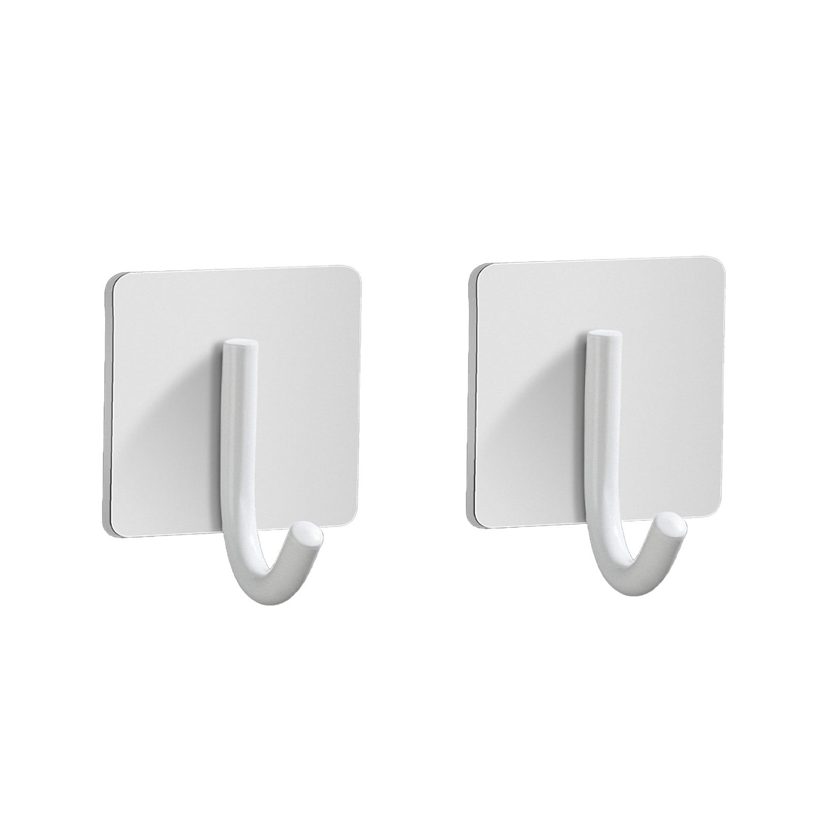 STPToys 2Pcs Heavy Duty Towel Hooks,Self Adhesive Hooks Stainless Steel ...