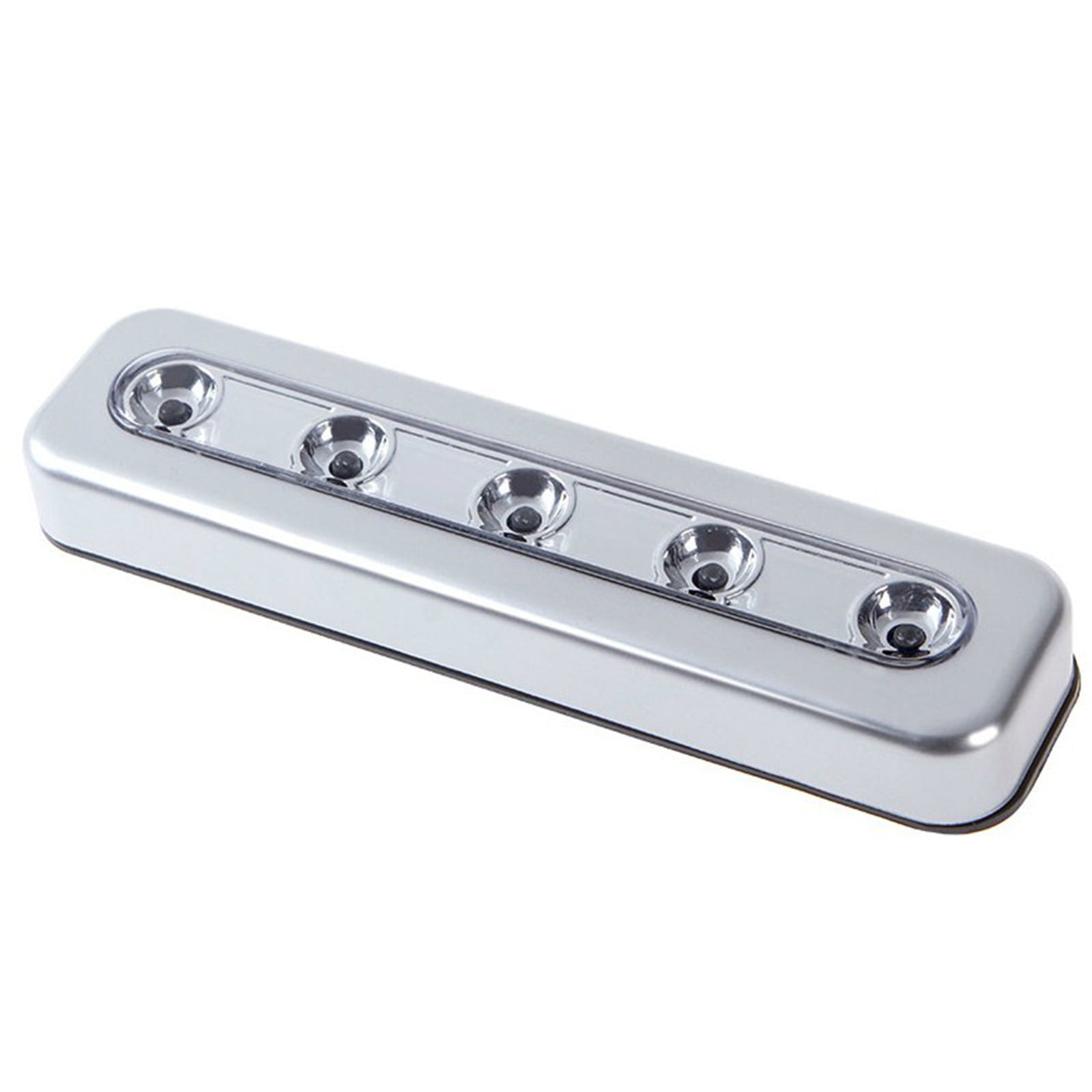 SLYNSHome 5 LED Bright Battery Operated Bulb Stick On Push On Strip ...