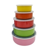 SLYNSHome 5 Pcs Stainless Steel Home Kitchen Food Container Storage ...