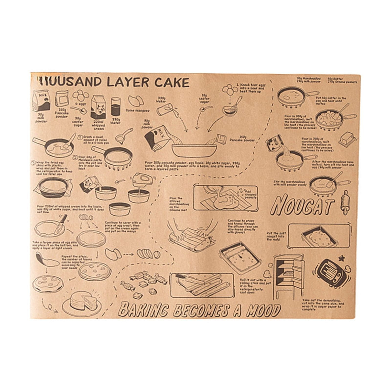 SLYNSHome - 50 Pcs - Parchment Paper Sheets Food Basket Liners - Oil ...