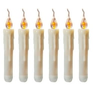 BigTiny LED Candle Flickering Wick Warm Light Safe Super Bright ...