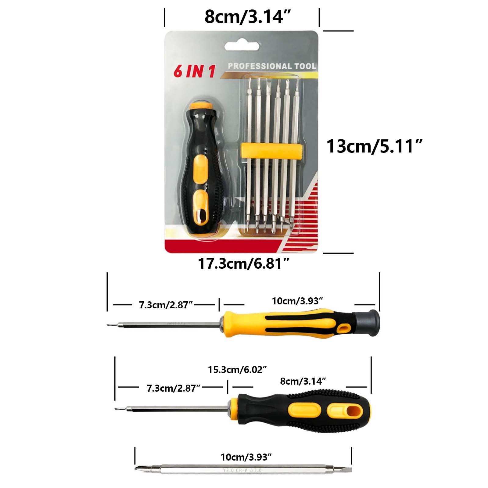 SLYNSHome 6-in-1 YU-shaped Shaped Multi-function Household Disassembly ...