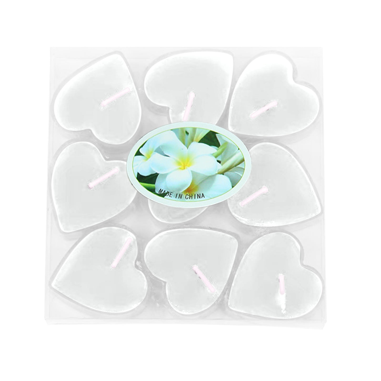 SLYNSHome - 9 Pcs - Valentine's Day Heart Shaped Tealight Candle for ...