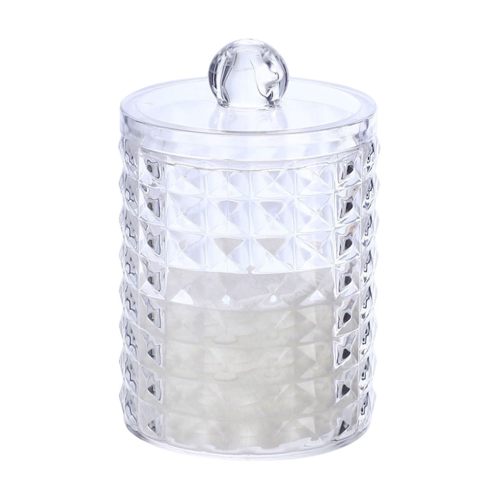 STPToys Acrylic Cotton Swab Holder Bathroom Container,Cotton Ball/Swabs ...
