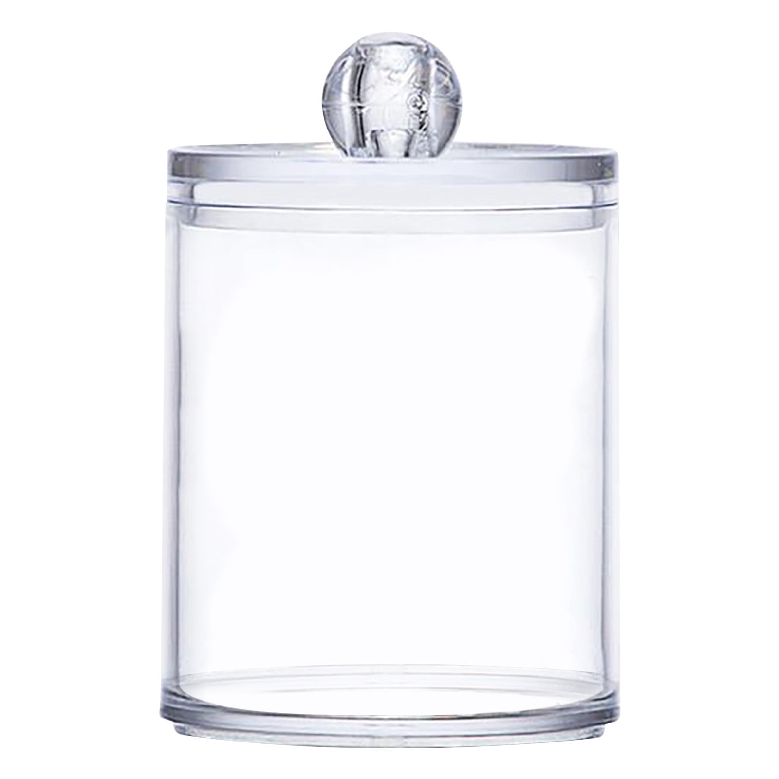 SLYNSHome Apothecary Jars Bathroom Vanity Organizer Canister,Clear ...