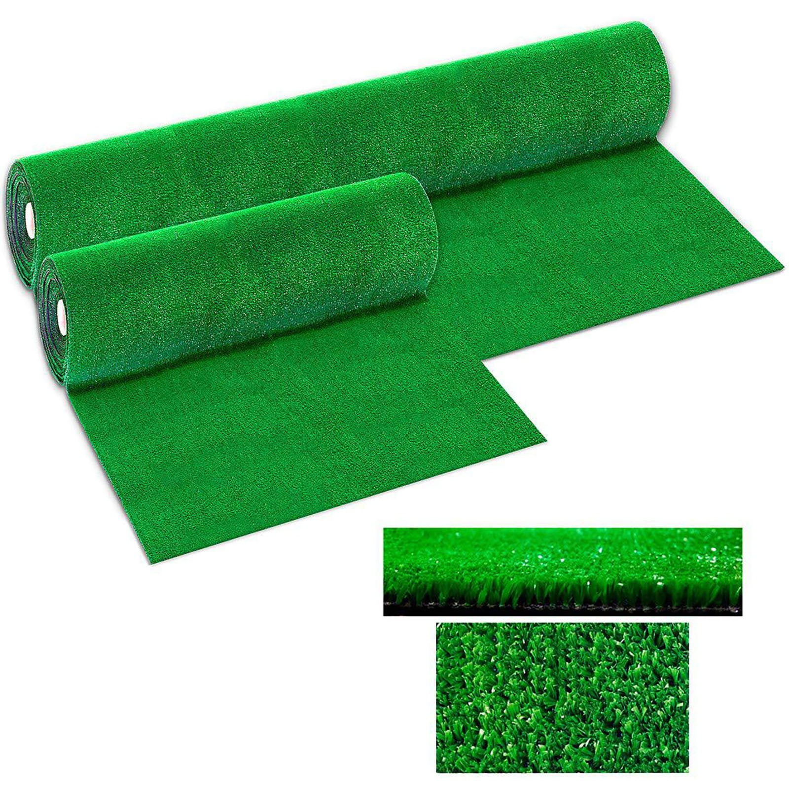 SLYNSHome Artificial Grass Outdoor Rug Runner Fake Grass Rugs for ...