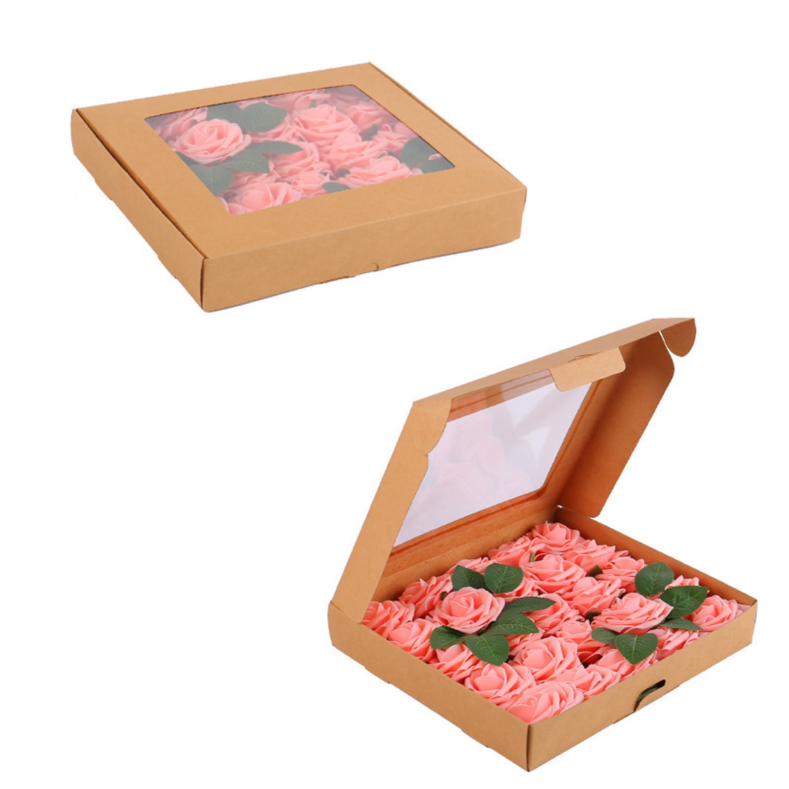 SLYNSHome Clearance Artificial Rose Flowers Combo Fake Silk Flowers ...