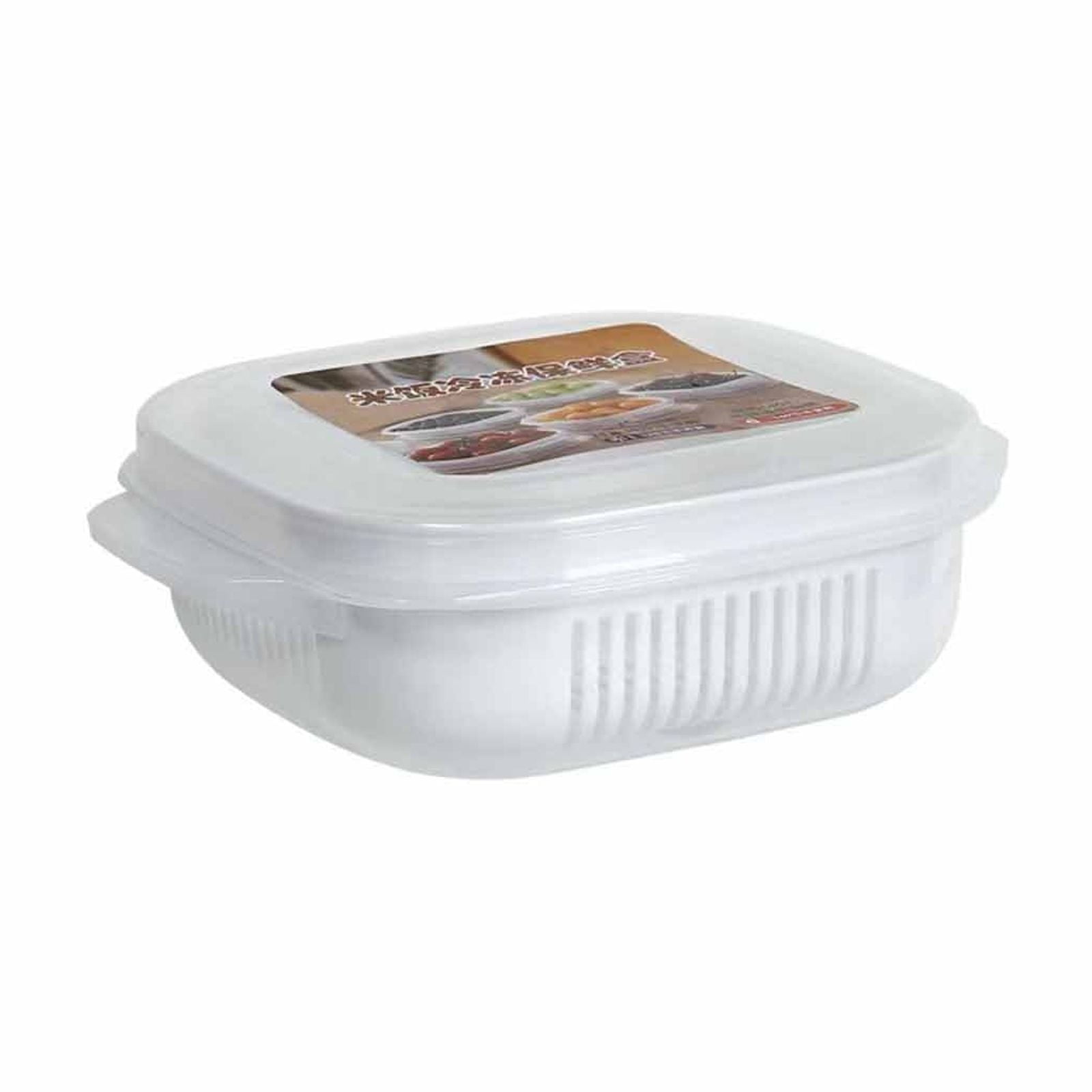SLYNSHome Bento Box Lunch Boxes with Colander Airtight Food Storage ...