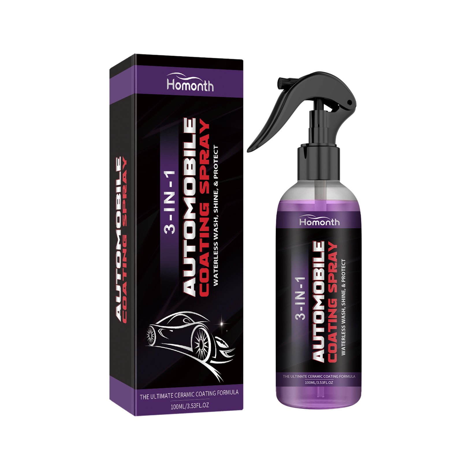 SLYNSHome Clearance Ceramic Shield Coating Spray Oxidation Liquid Ceramic Coat Super Hydrophobic ...