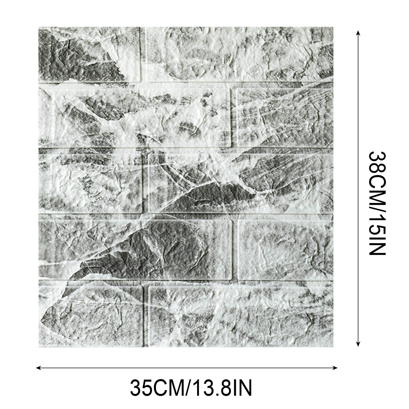 SLYNSHome Clearance DIY Self Adhensive Brick Pattern Wallpaper Sticker ...