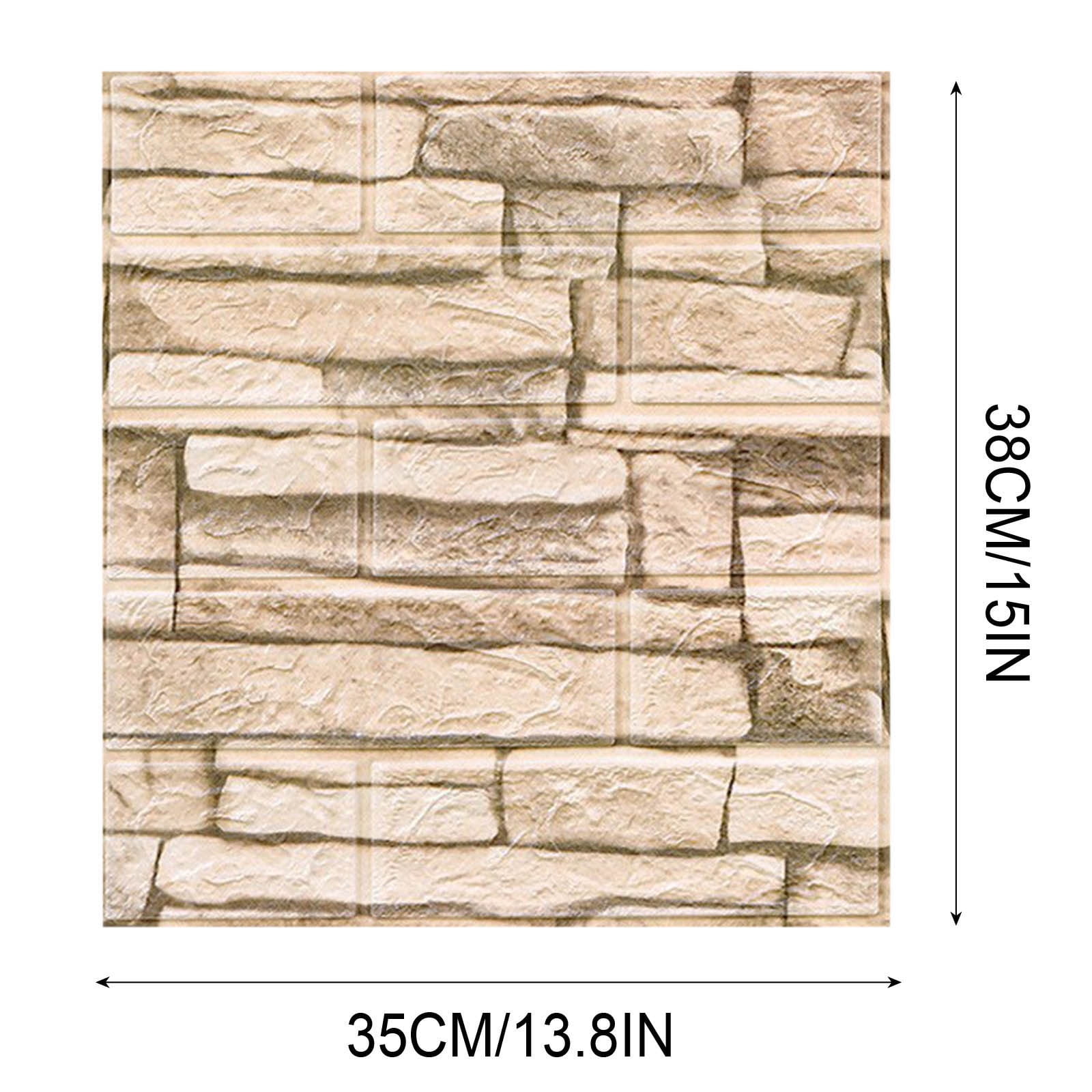 SLYNSHome DIY Self Adhensive Brick Pattern Wallpaper Sticker For Home ...