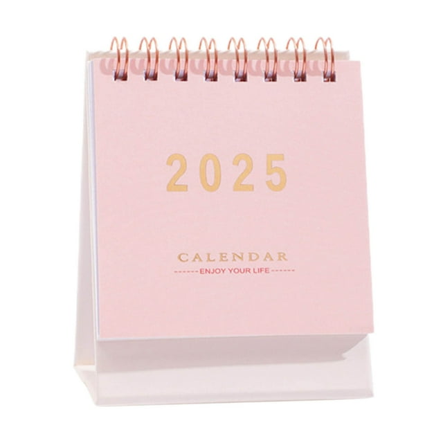 SLYNSHome Desk 2025 Calendar,Tabletop Mini Calendar - 3x4.7 inch Small ...