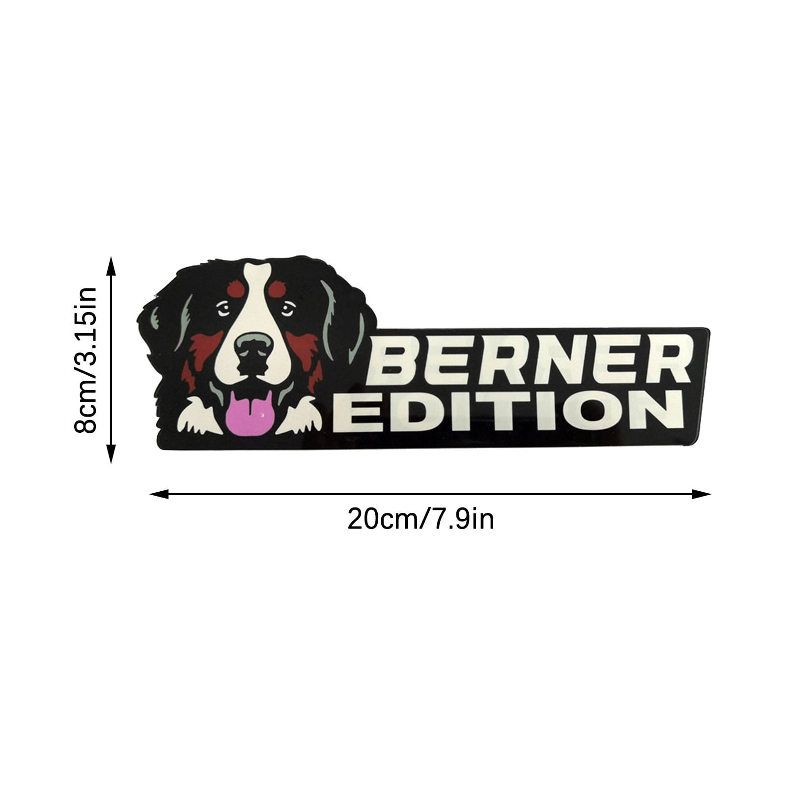 SLYNSHome Dog Car Badge Cutting Car Emblem Funy Dogs Badge Rated Car ...