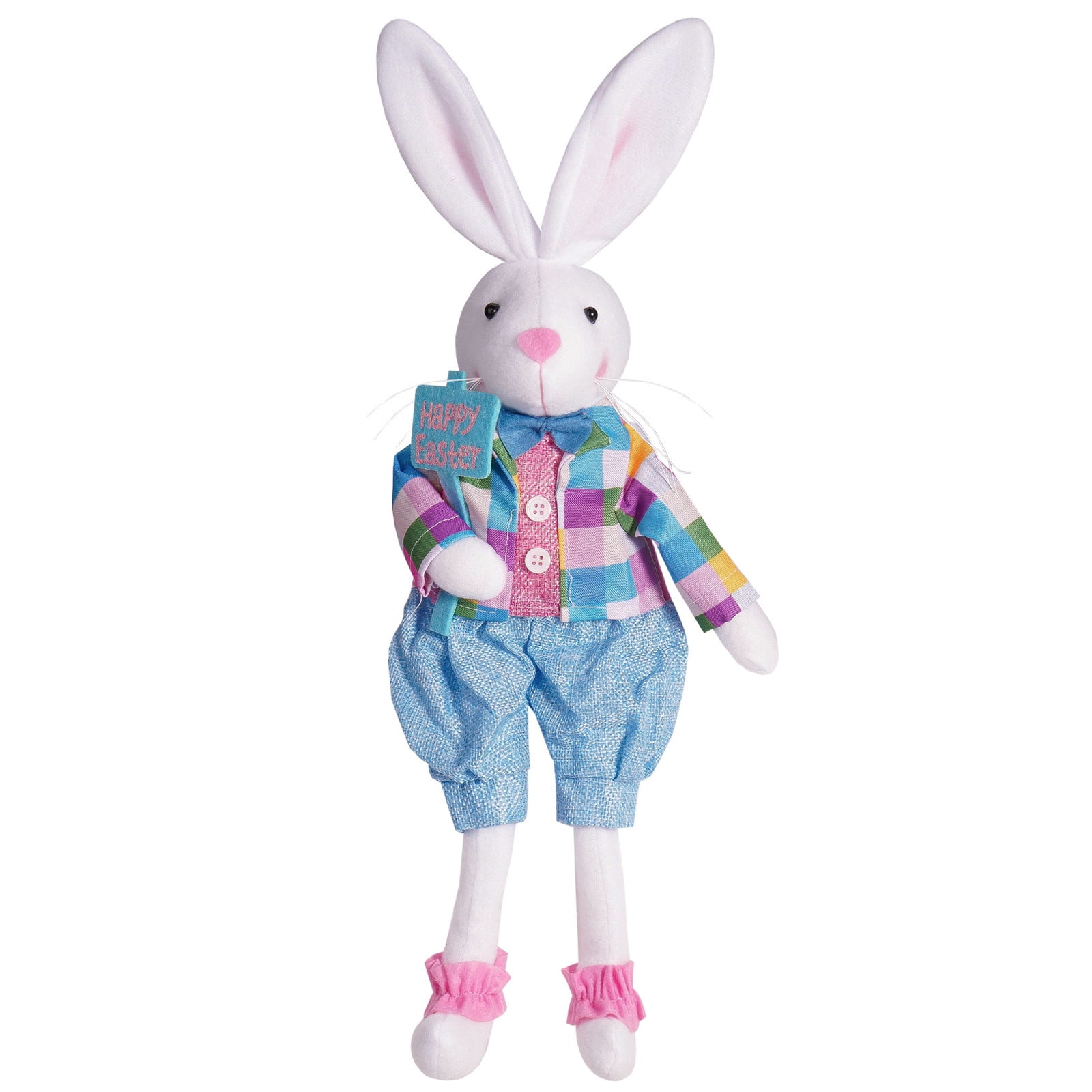 SLYNSHome Clearance Easter Bunny Plush Dolls Decoration Cute Rabbit ...