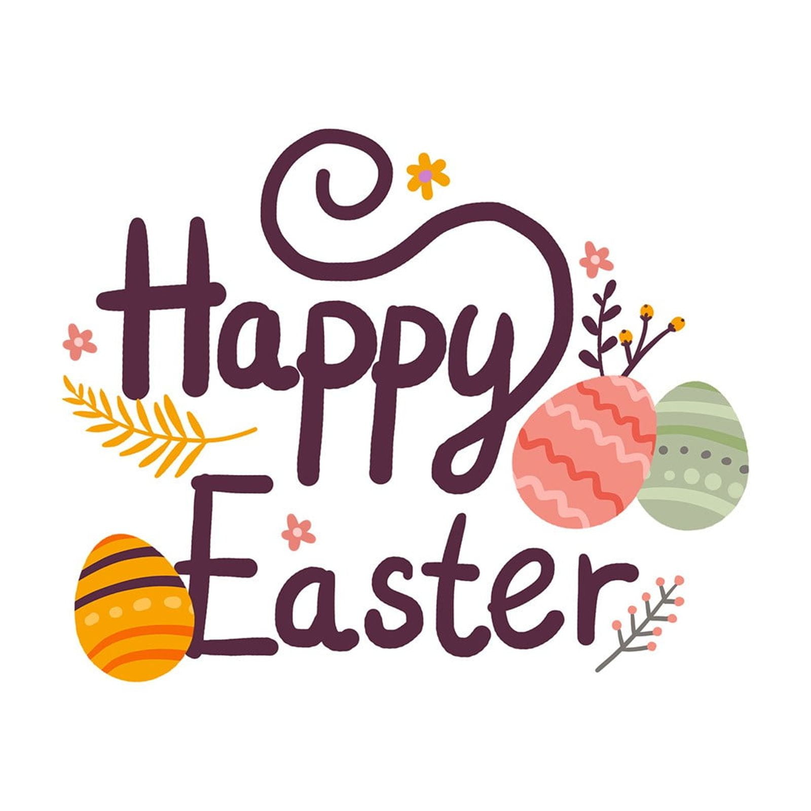 SLYNSHome Clearance Easter Eggs Sticker Wall Decals Peel and Stick ...