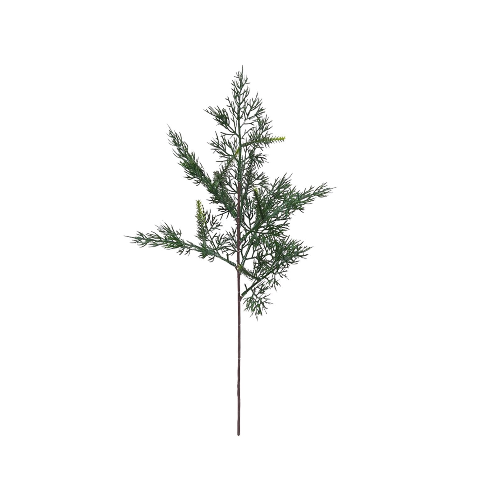 SLYNSHome Fake Pine Sprigs Greenery Stems - 17.7 inch - Fade Resistant ...