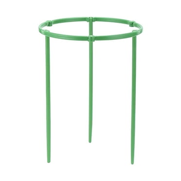 6 Sets Garden Plant Support Stake Round Garden Plant Support Ring ...