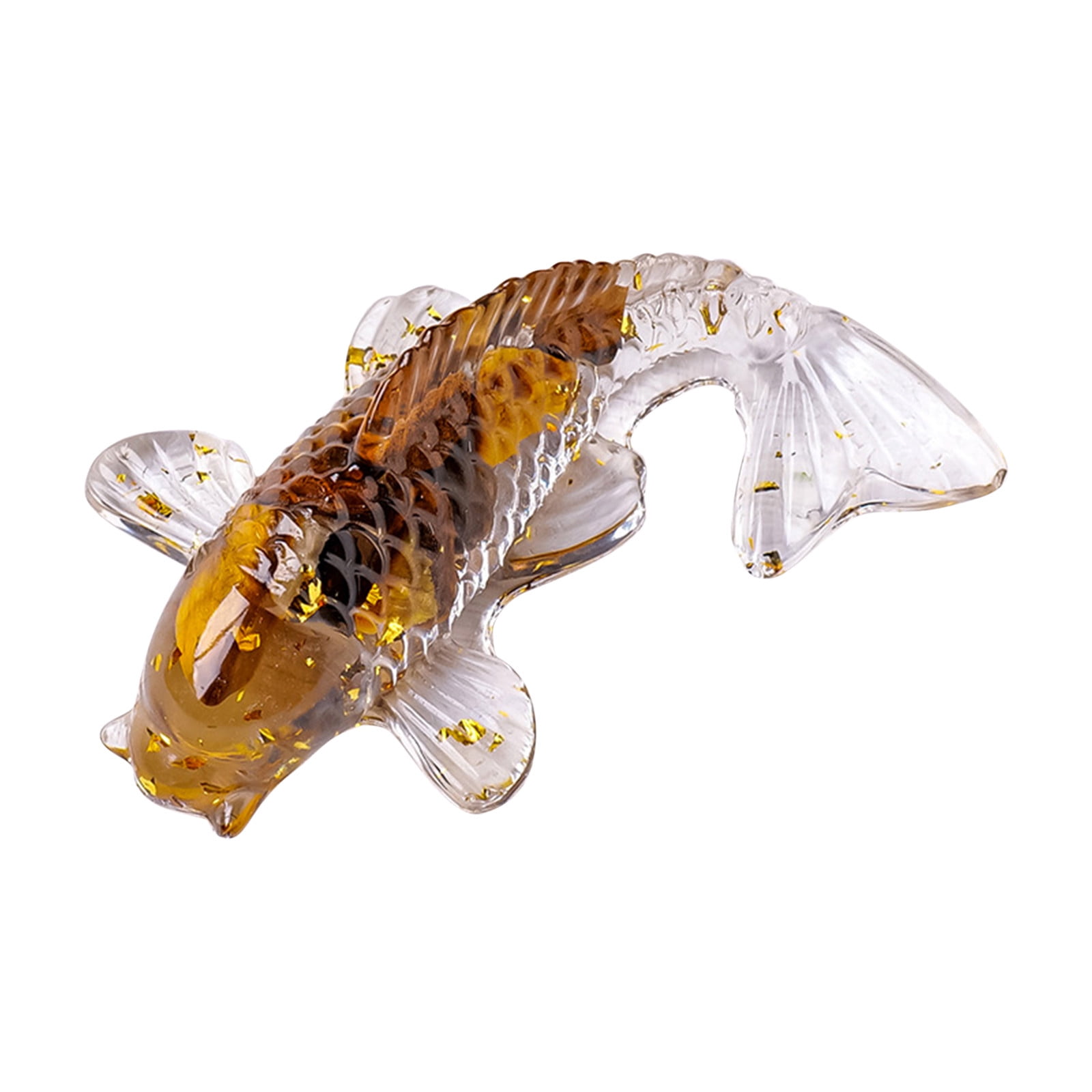 SLYNSHome Clearance Garden Koi Carp Statue,Artificial Koi Carp Fake ...