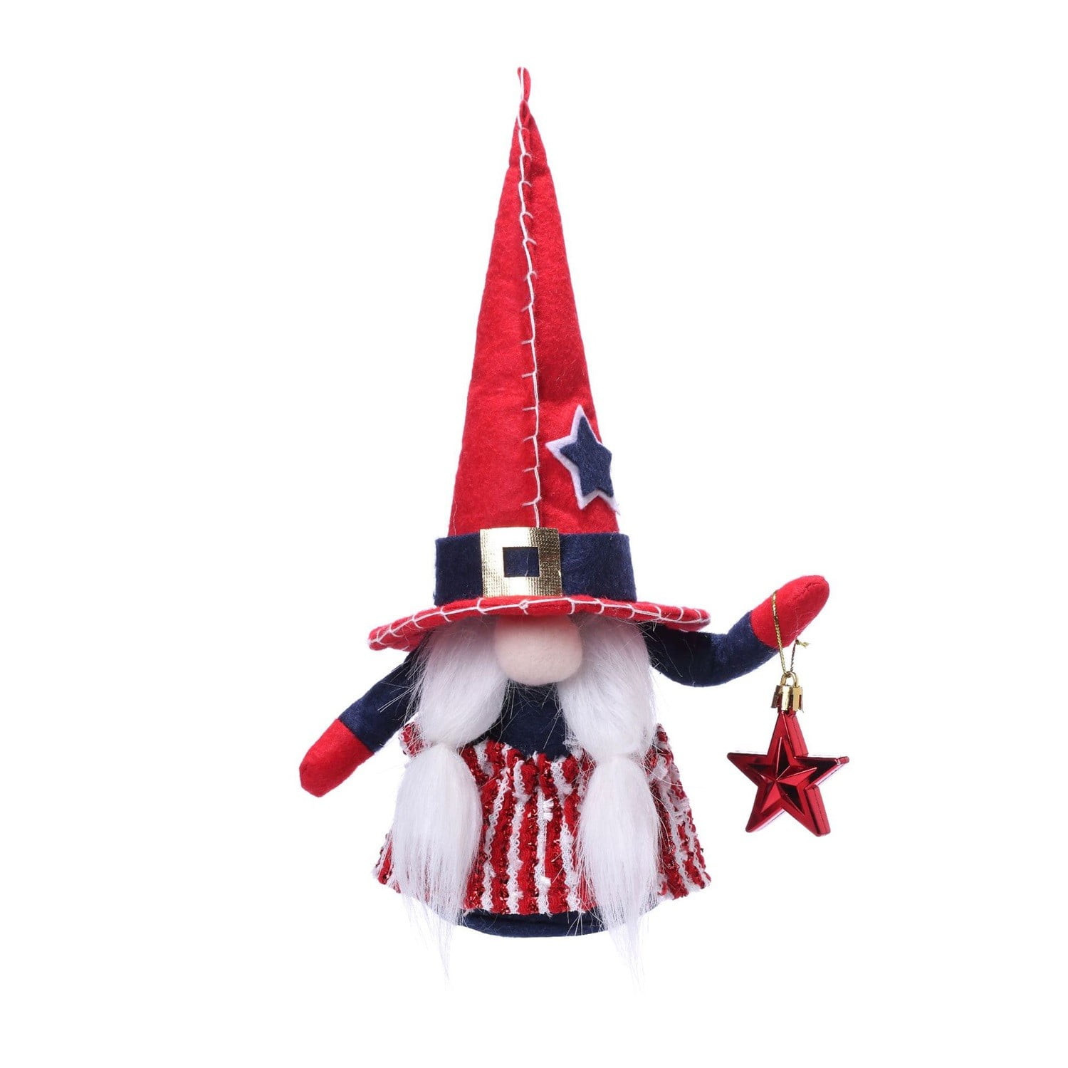 SLYNSHome Independence Day Decorations Patriotic Gnomes Plush Table ...