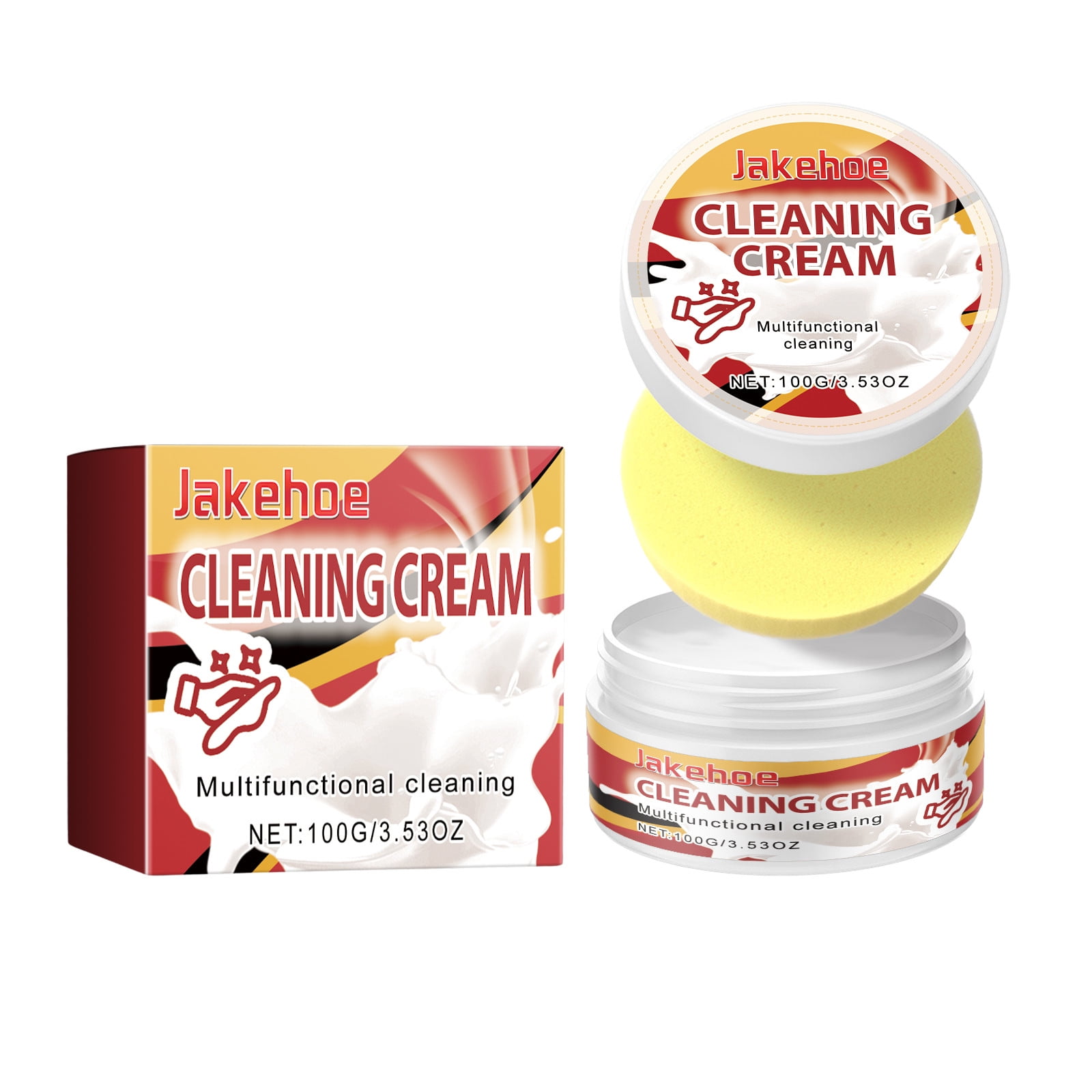 SLYNSHome Kitchen Cleaner Cream,Heavy Kitchen Duty Degreaser,Stainless ...