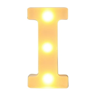 Magik Light up Letter LED Alphabet Number Symbol Plastic Battery ...