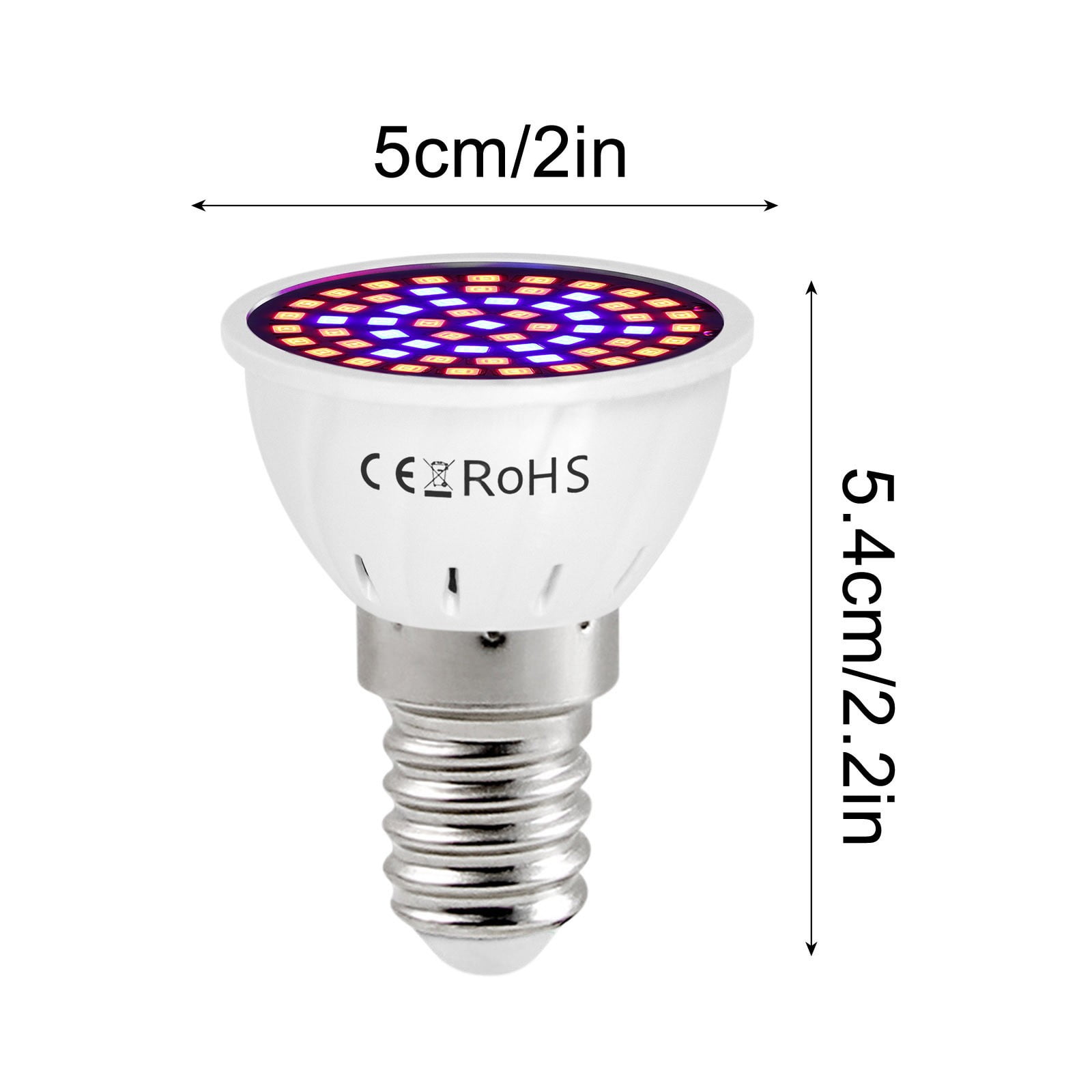 SLYNSHome LED Plant Lights for Indoor Plants Full Spectrum,80 LED Beads ...