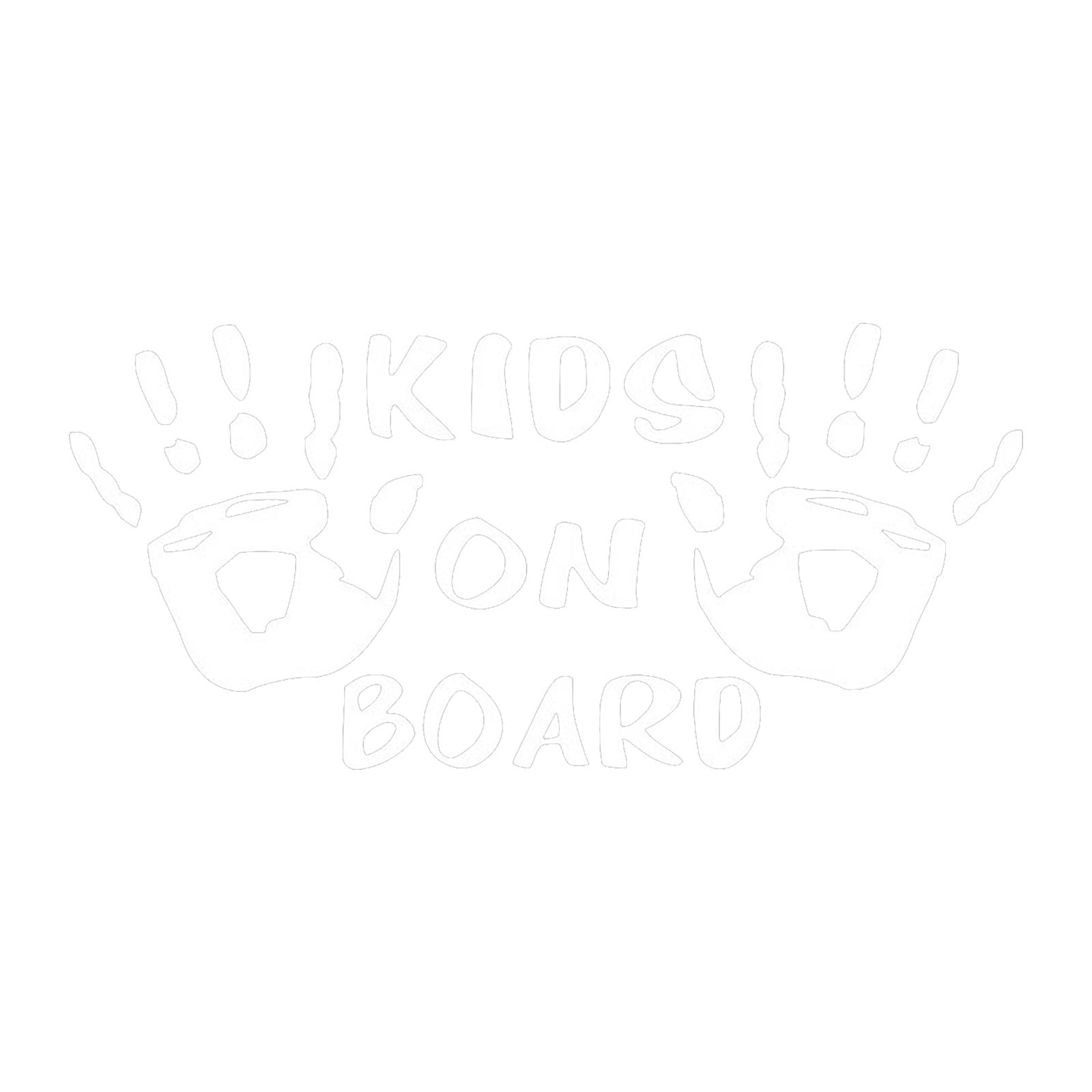SLYNSHome Safety Warning Stickers for Car,Kids on Board Vinyl Sticker ...