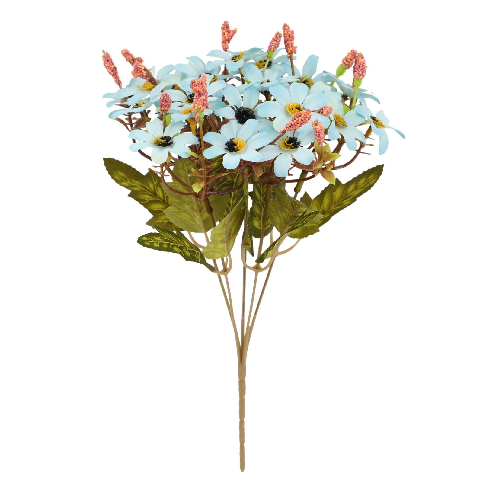 SLYNSHome Simulated Flowers Bouquet for Wedding Decoration - 13 inch ...