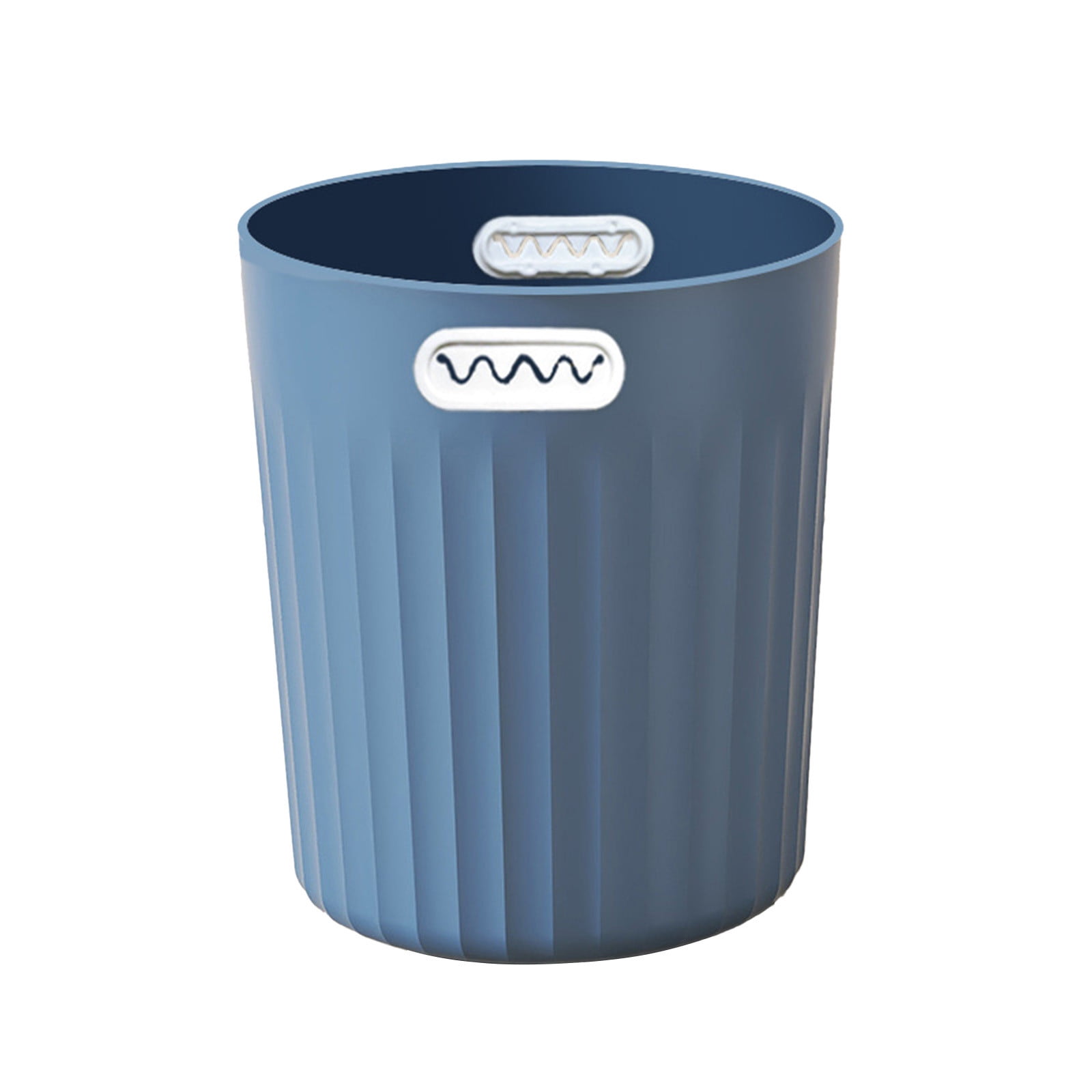 SLYNSHome Small Round Trash Can Plastic Garbage Can Wastebasket Mini ...
