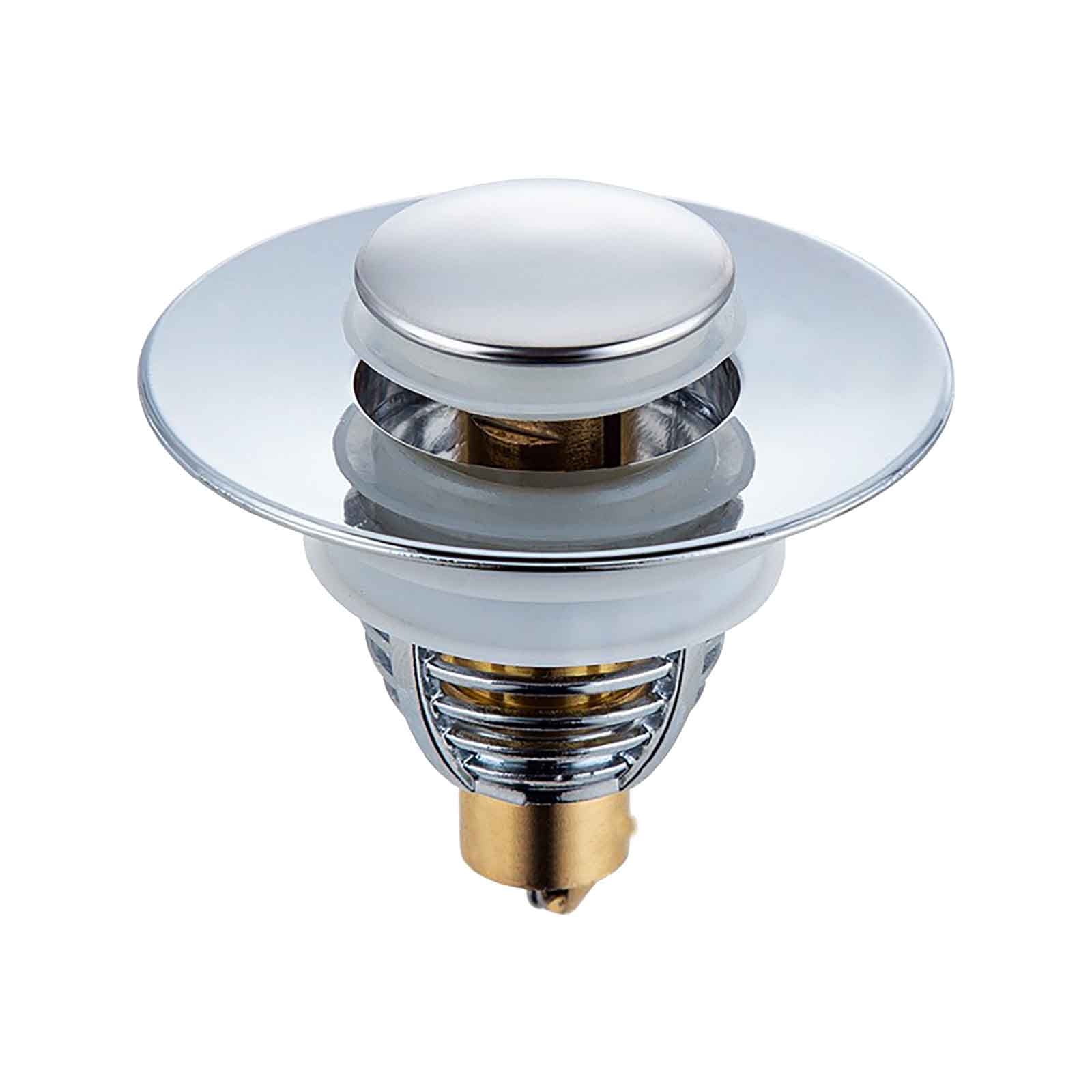 SLYNSHome Universal Bathroom Sink Stopper,Bounce Wash Basin Drain ...