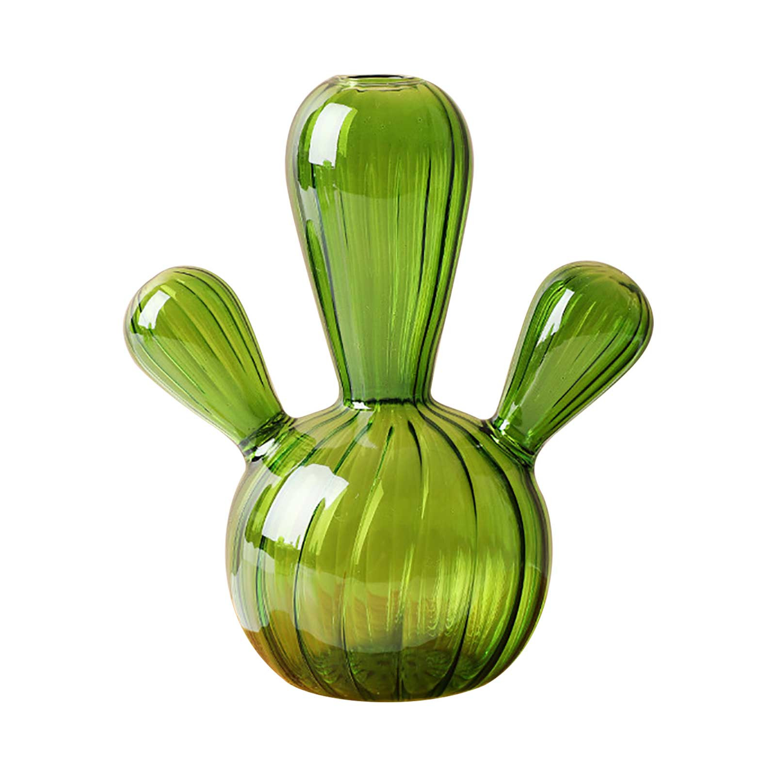 SLYNSHome Clearance Vase for Flowers,Glass Cacti Shape Vase Decor for ...