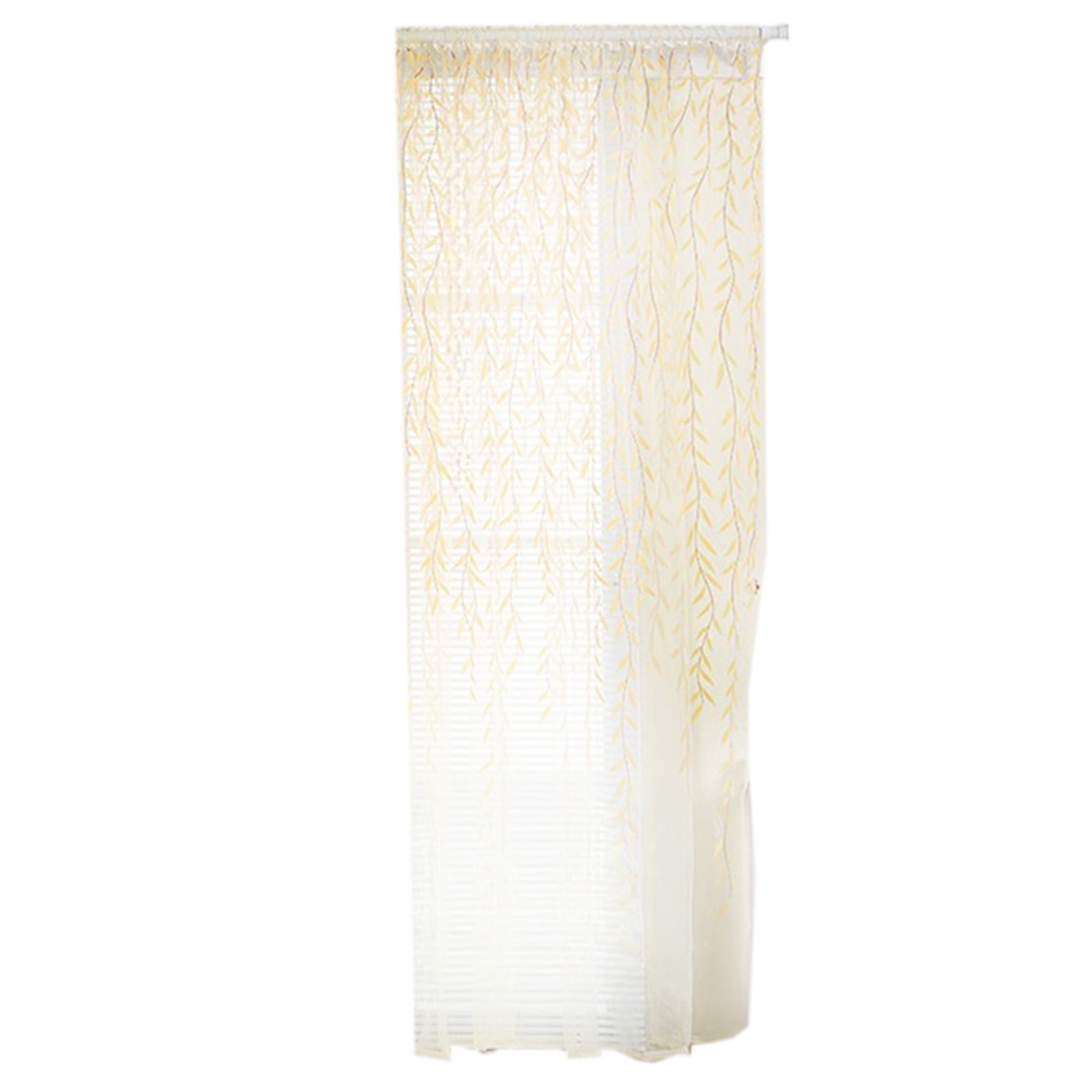 SLYNSHome Voile Sheer Room Curtains Sheer Voile Panel Curtains 40 X 106 ...