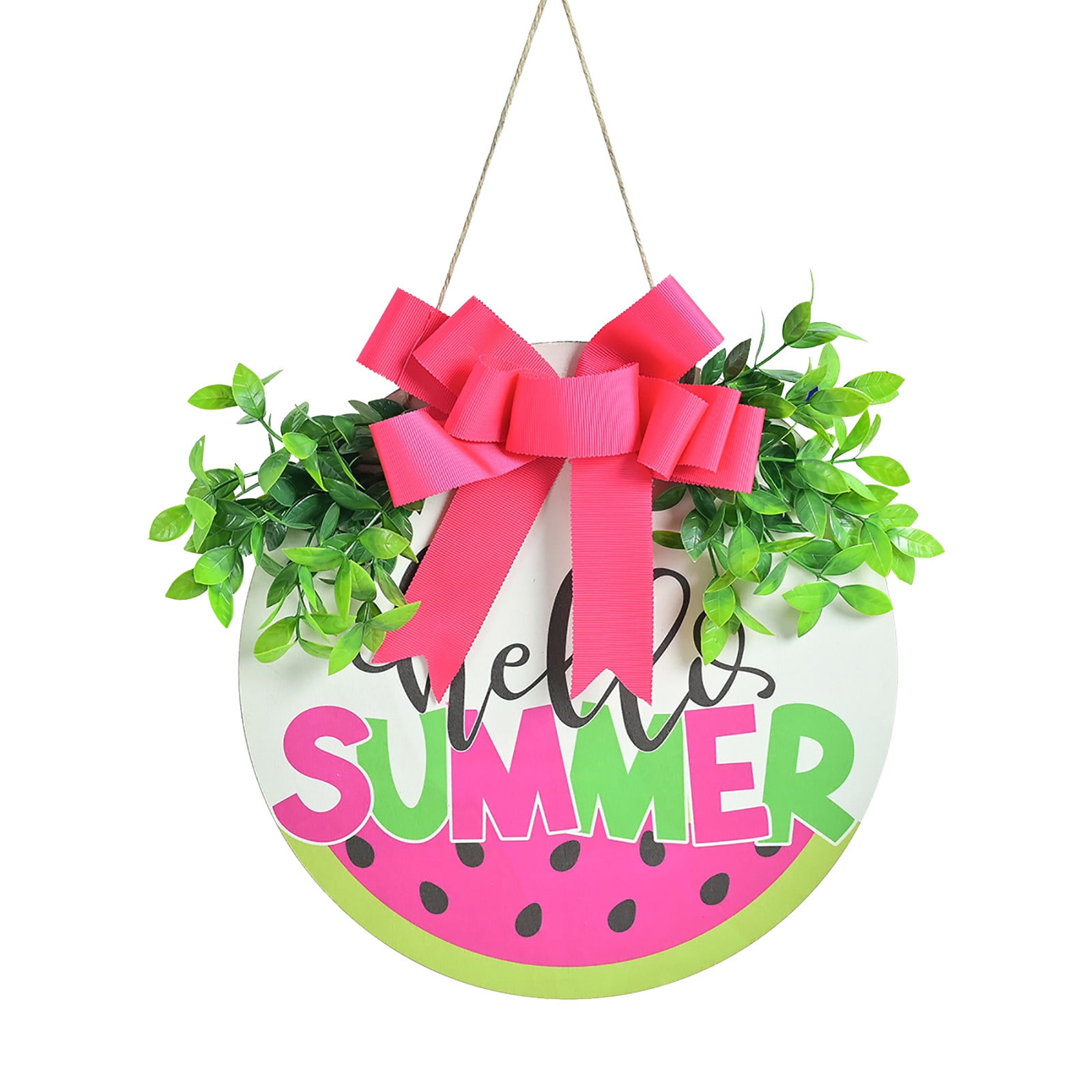 SLYNSHome Clearance Watermelon Welcome Plaque for Front Door Decor ...