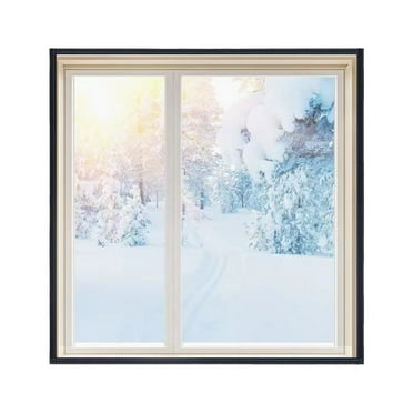 Frost King Indoor Insulating Plastic Window Kit, 42 x 62 in, Winter ...