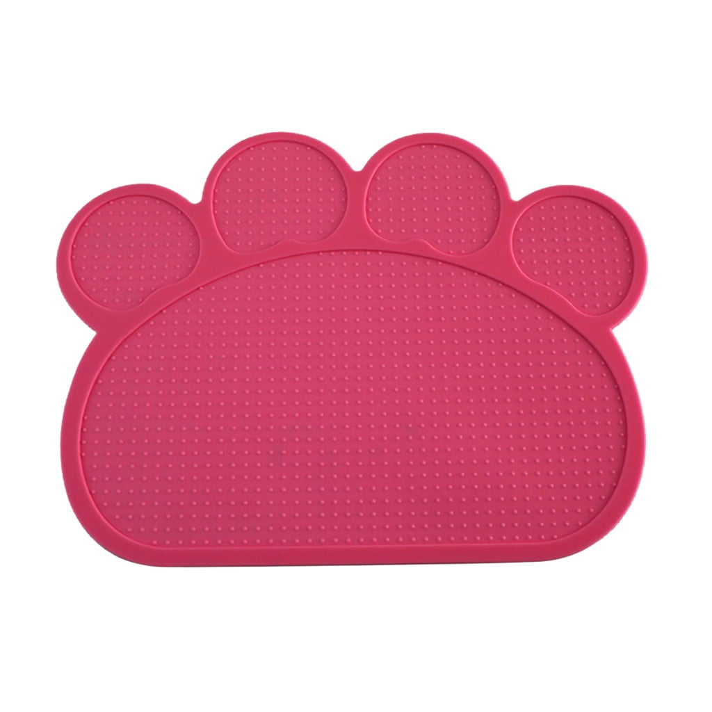 SLYNSHome Dog Cat Food Mat Pet Feeding Mat,Anti-Slip Silicone Dog Bowl ...