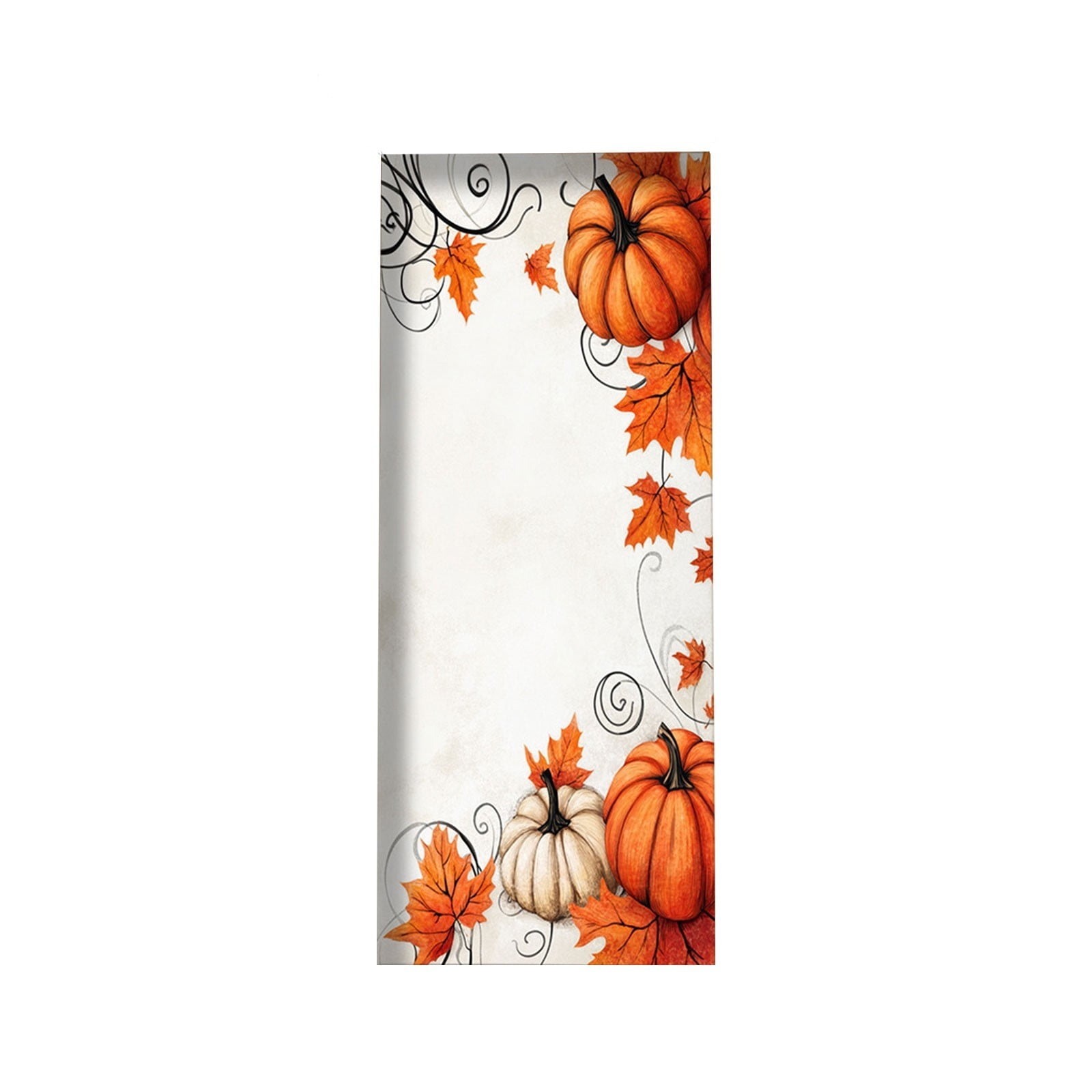 SLYNSHome Fall Door Cover Thanksgiving Decorations,Autumn Photo ...