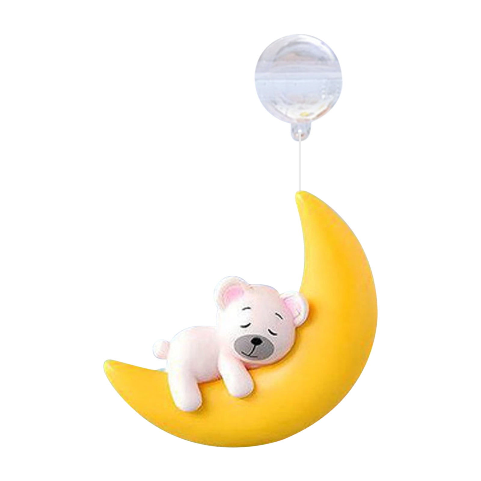 SLYNSHome Floating Fish Tank Decorations,Cute Moon Submarine Aquarium ...