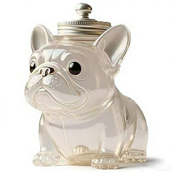 SLYNSHome Glass Storage Jars with Lids Dog Shaped Candy Jar Kitchen ...